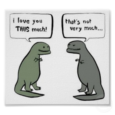 Peace, Love & Understanding: Funny Friday - T-Rex Love