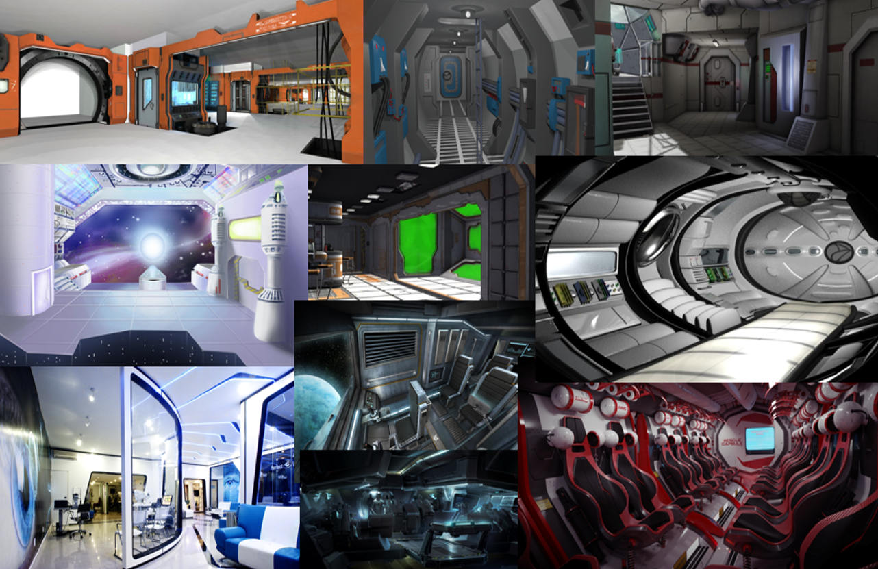 Karl Turner: Mood board Spaceship