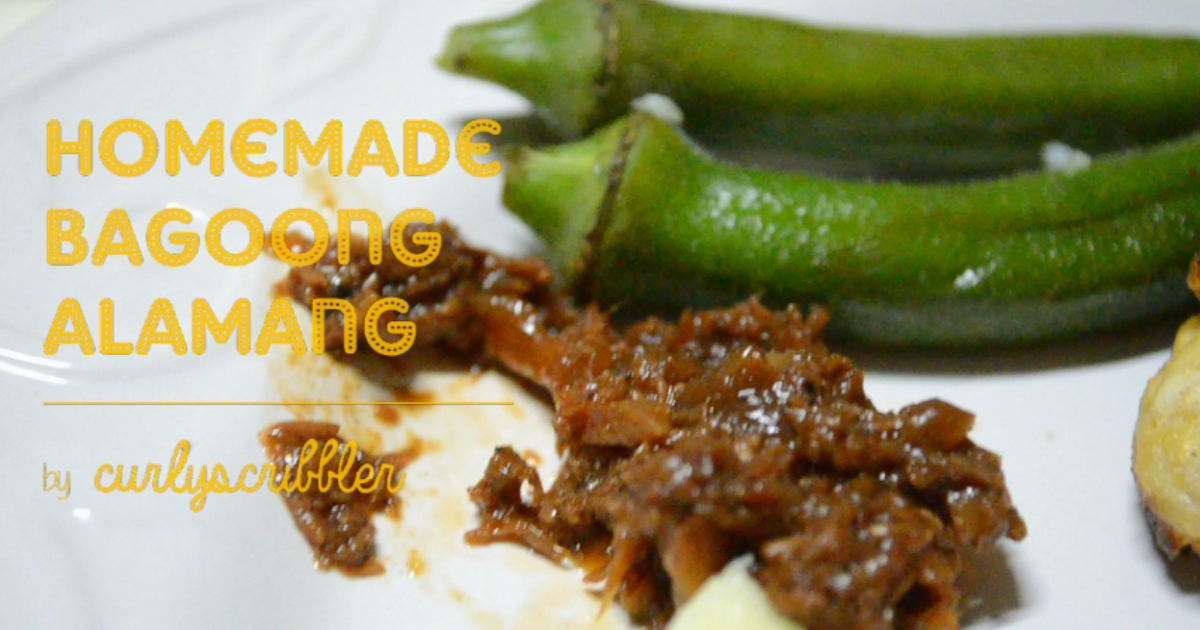 Recipe | Guisadong Bagoong Alamang (Shrimp Paste) - m a n g o e s b a n ...