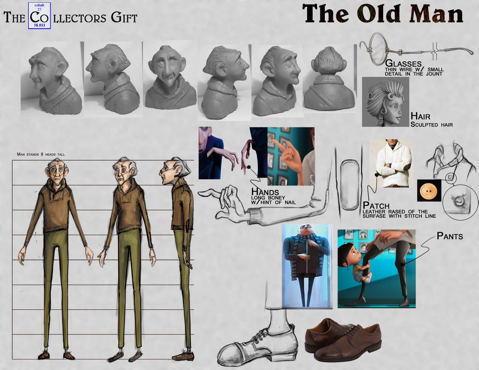 KravetzCreative: Character Design ( The Old Man)