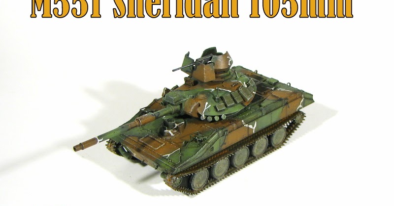 Gulumik Military Models: M551 Sheridan 105mm 1/72