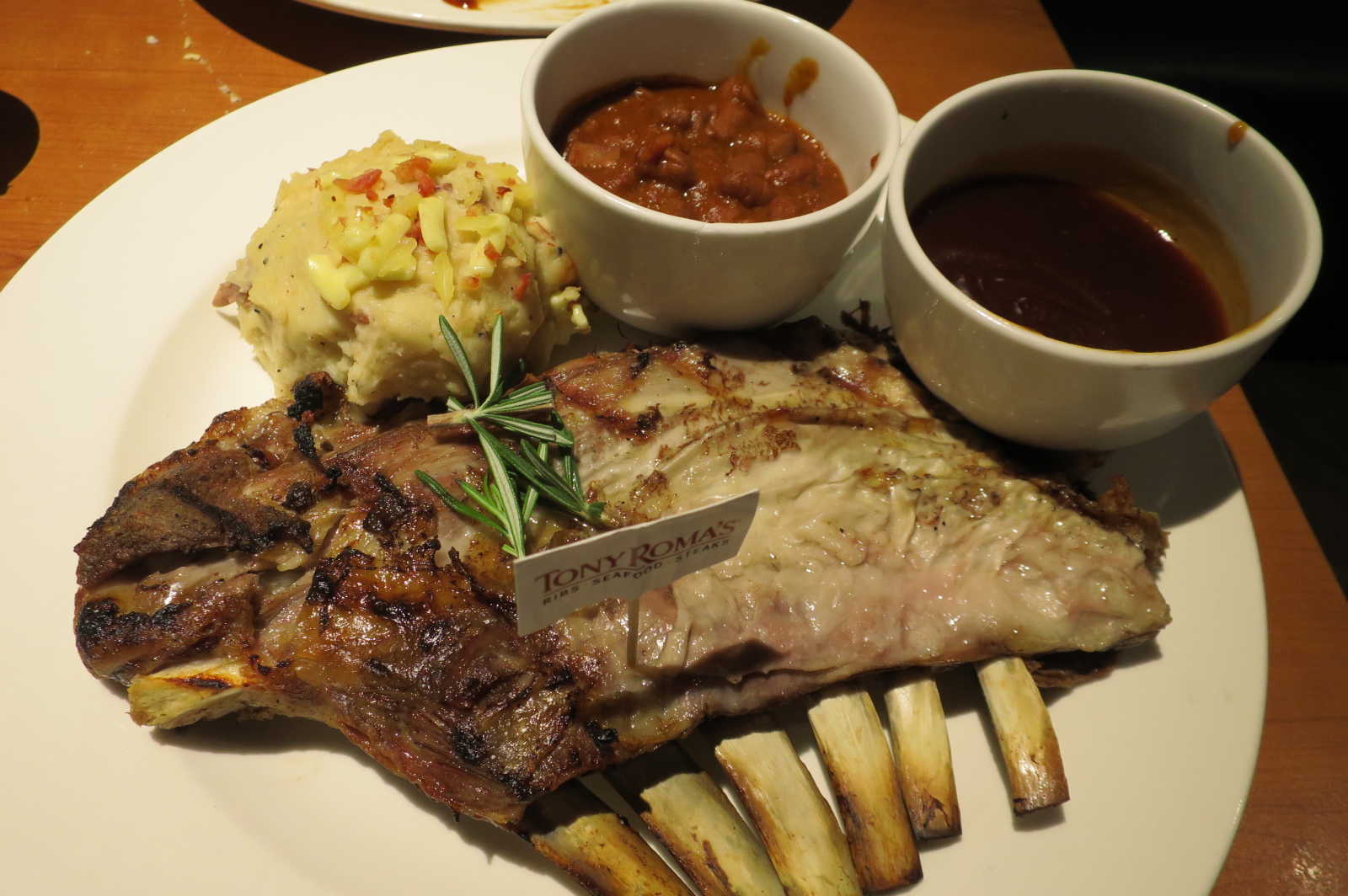 Small Potatoes Make The Steak Look Bigger: Lamb and beef ribs from Tony ...