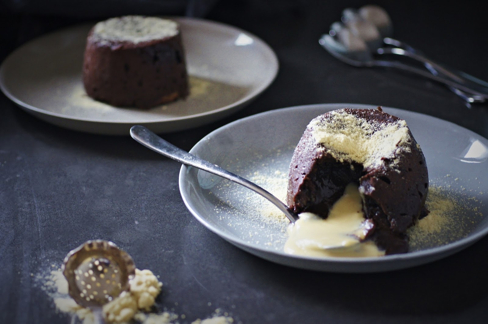 The Other Crumb: Chocolate moelleux with malted milk caramel