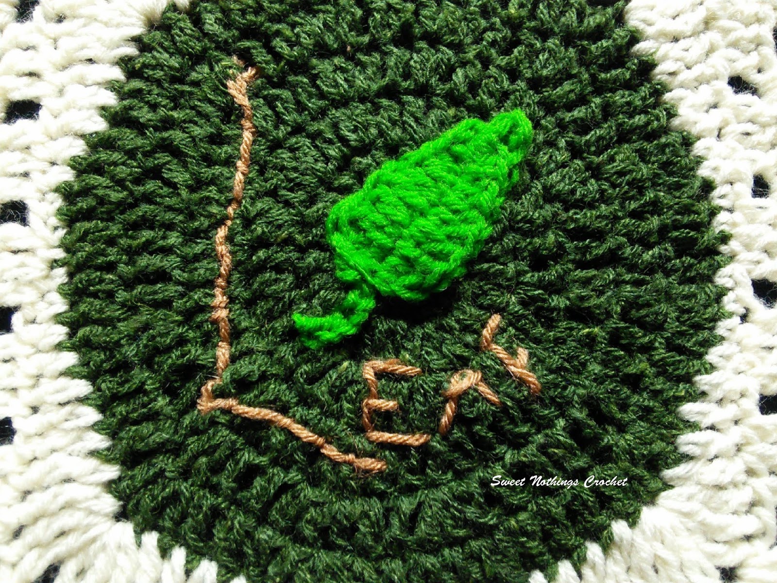 Sweet Nothings Crochet: L FOR LEAF GRANNY SQUARE : ALPHABET SERIES - IN ...
