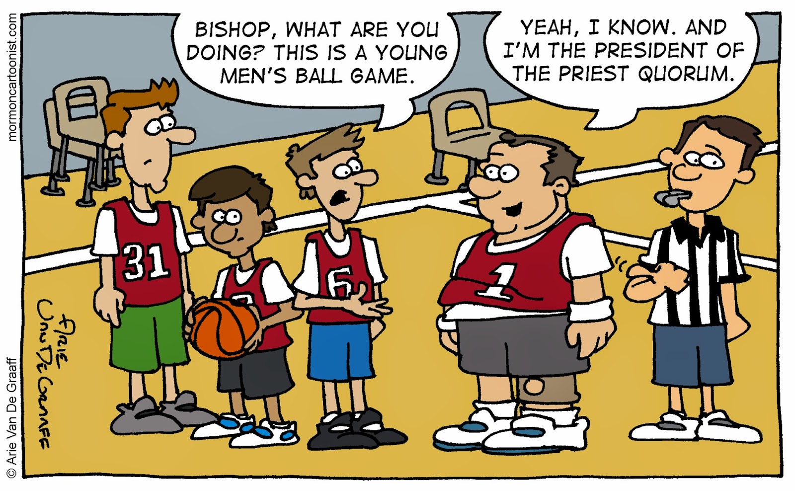 Ward Cartoonist: One Last March Madness Gag (Although Probably Not)