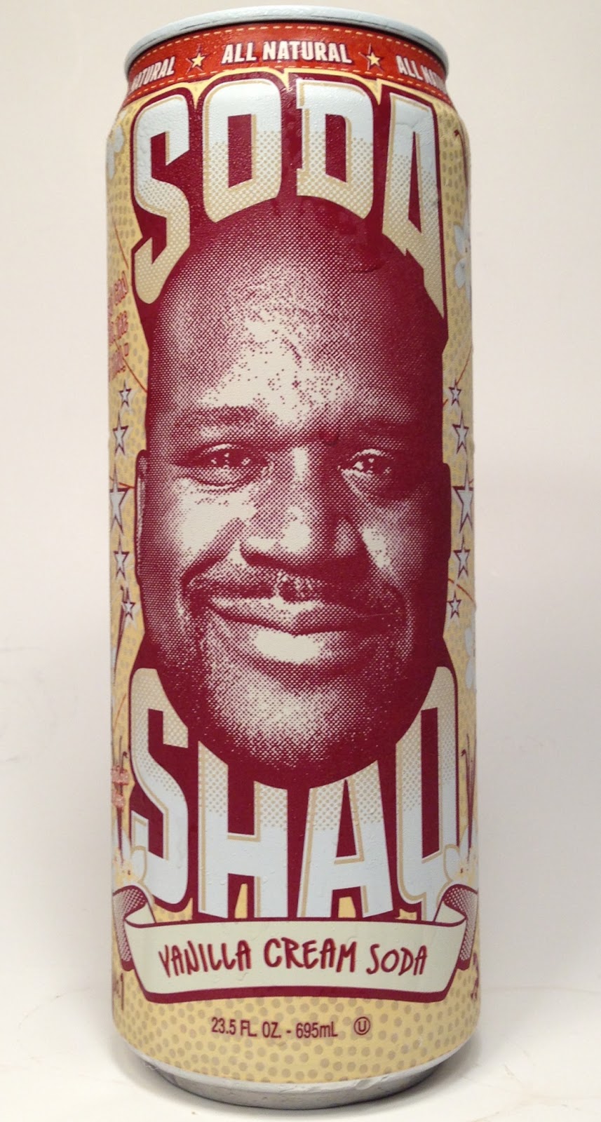 Soda and Candy Blog: Soda Shaq Vanilla Cream Soda