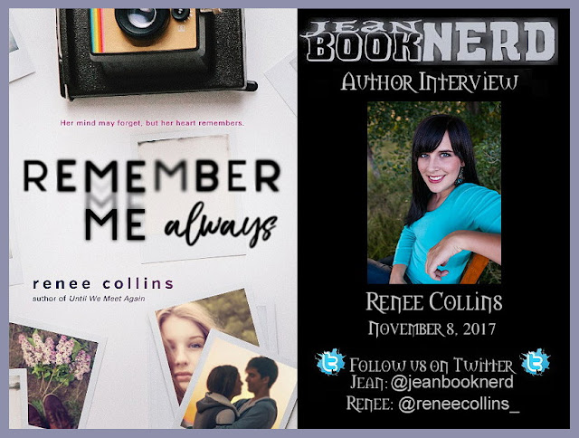 Renee Collins Author Interview ~ JeanBookNerd