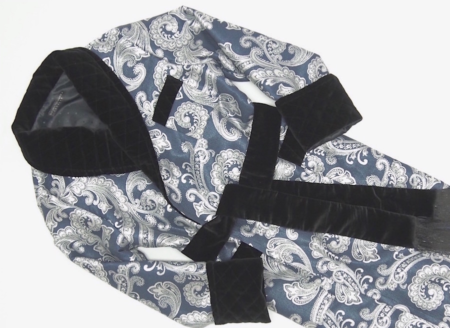 Men's Luxury Silk Robes, Paisley and Baroque Floral Gentleman's ...