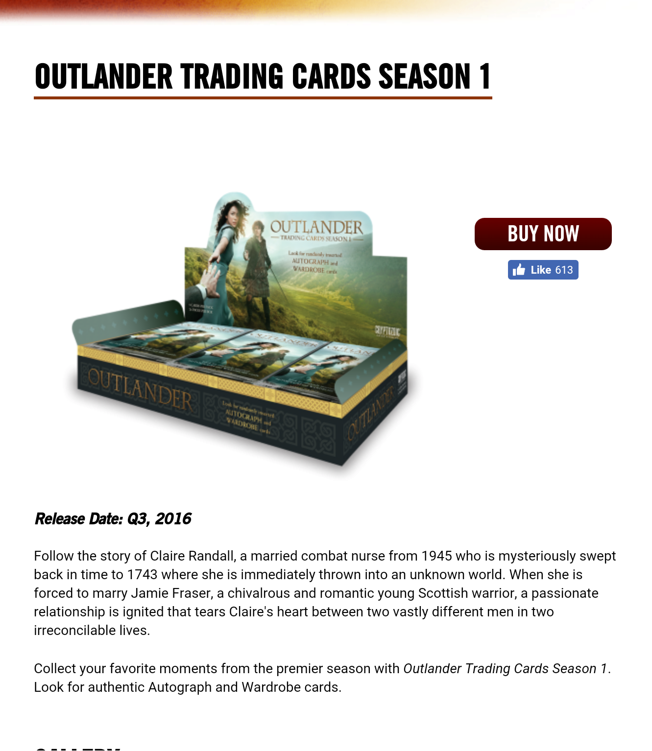 Outlander Homepage: The Outlander playing cards, details by Cryptozoic!