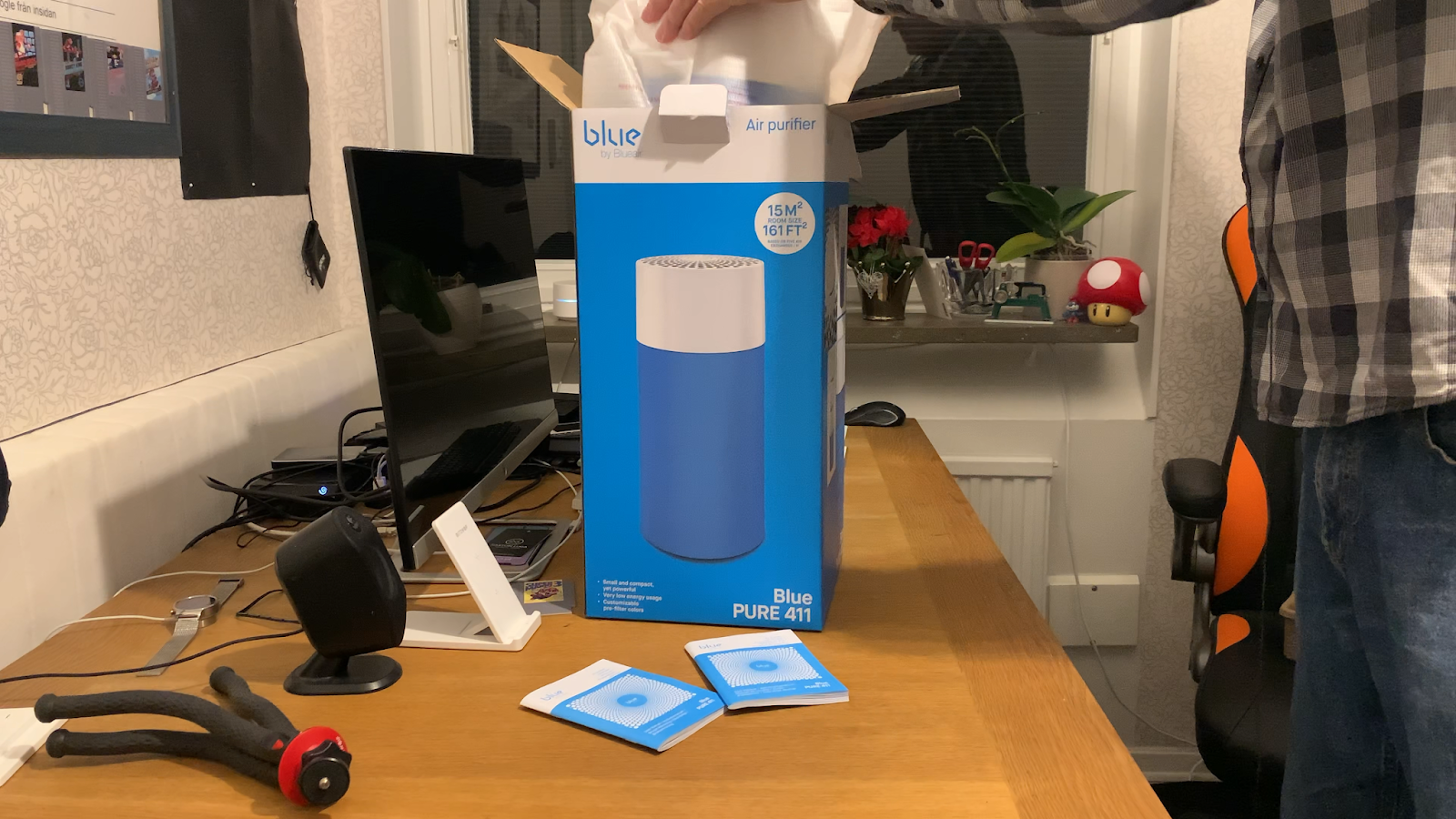 Unboxing of a Blueair Air Purifier Blue Pure 411
