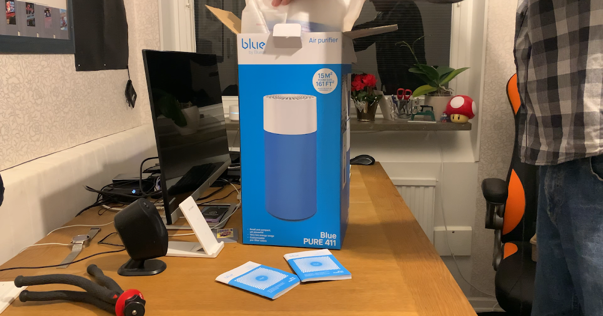 Unboxing of a Blueair Air Purifier Blue Pure 411