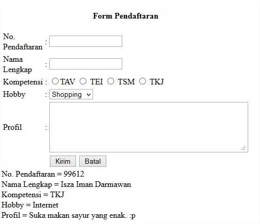 Membuat Form Dengan Php Dreamweaver Cs5