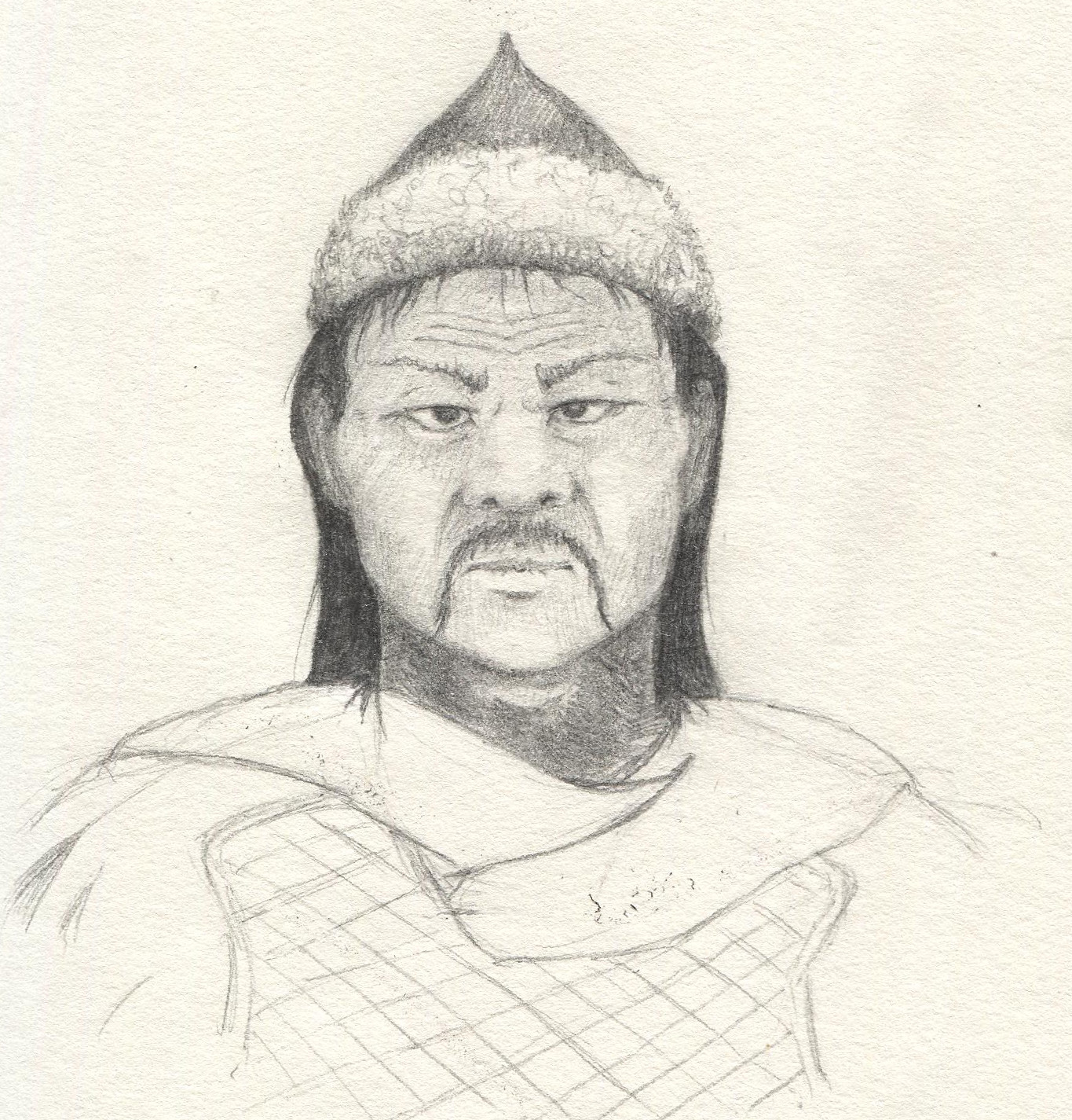Spare Fork's Art Studio: Drawing Attila the Hun