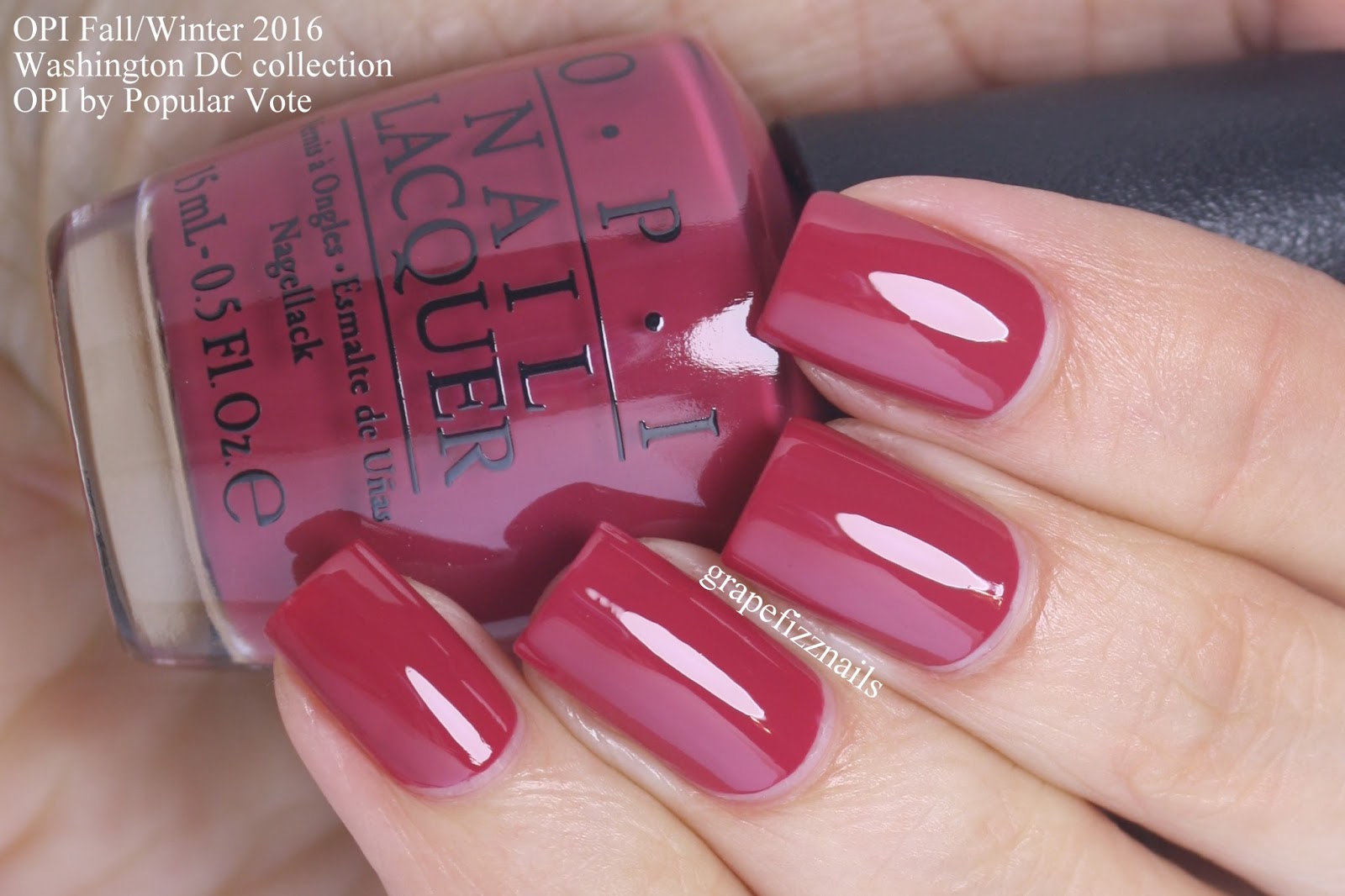 Grape Fizz Nails: OPI Washington DC Collection for Fall/Winter 2016