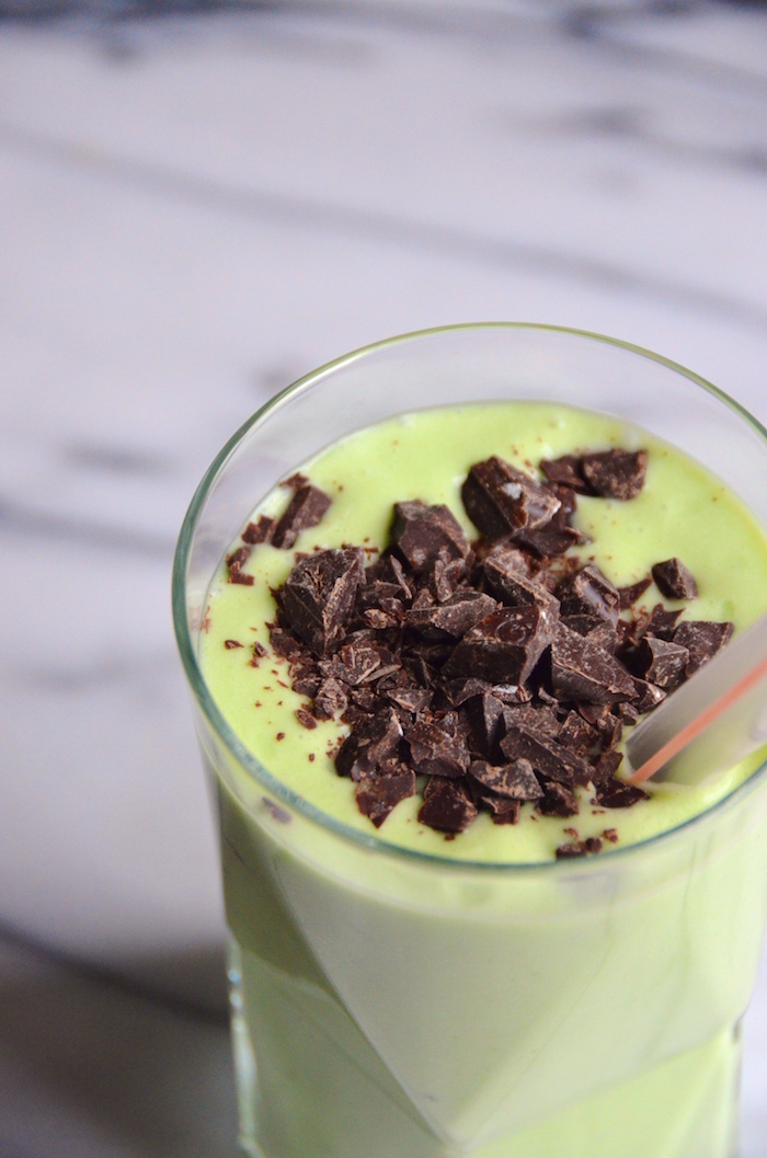 Keto Mint Chip Protein Shake - Always Order Dessert