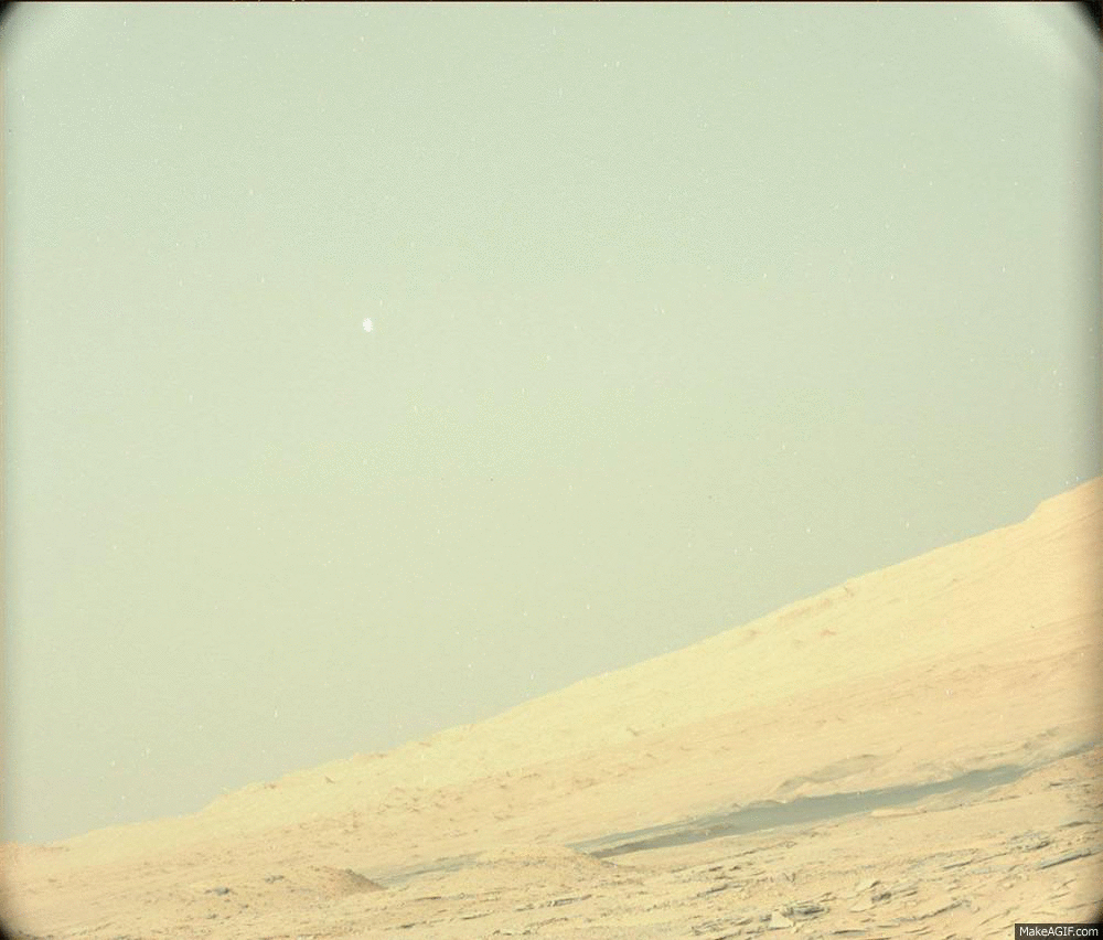 New picture of Phobos as seen from Mars on the night sky, by Curiosity ...