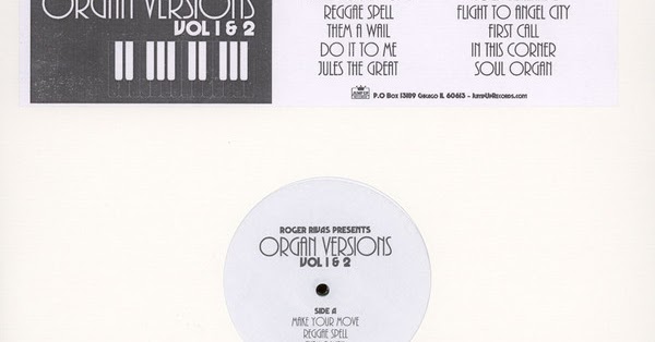 ROGER RIVAS - Presents Organ Versions Vol 1 & 2 (2016) | Your Musical ...