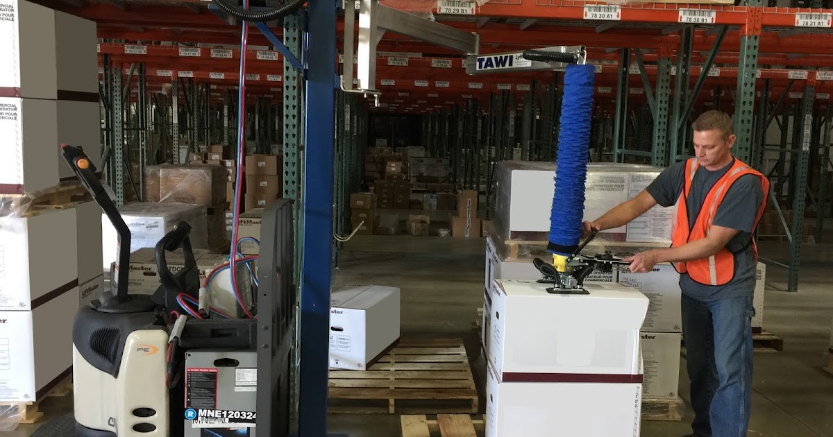 Box Lifter with Portable Lifting Device