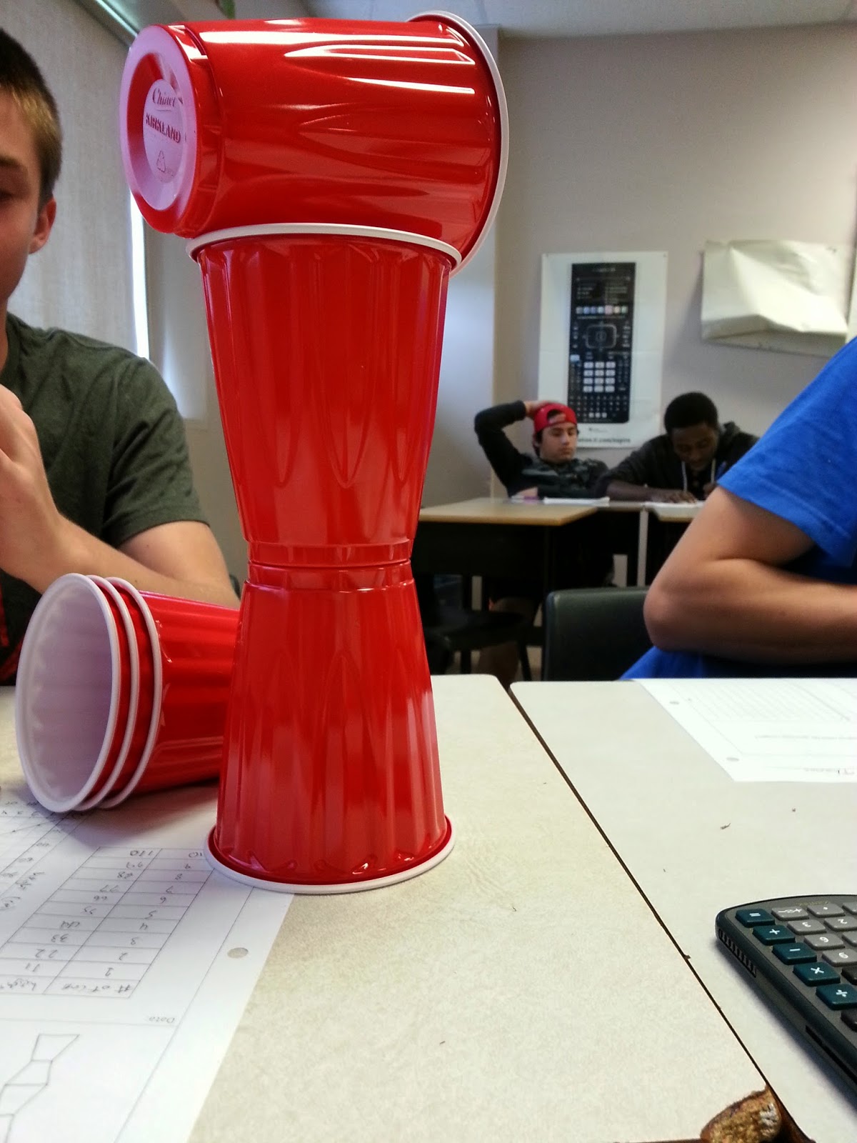 M^3 (Making Math Meaningful): Day 70 - Cup Stacking