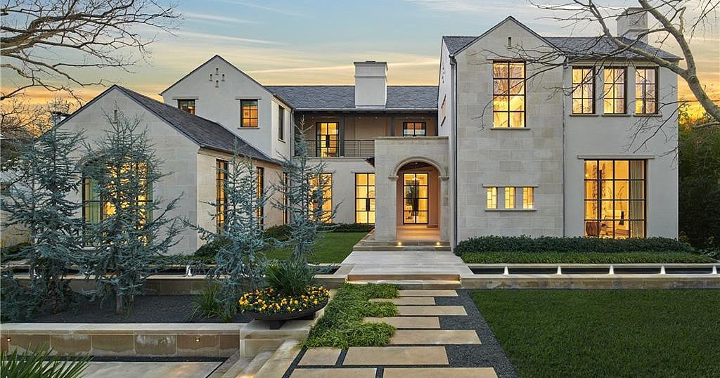10,000 Square Foot Modern Stone Mansion In Dallas, TX | THE AMERICAN ...