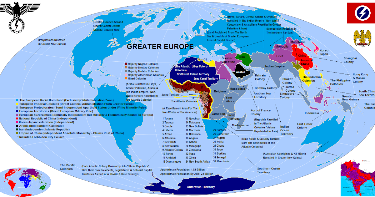 Map of Greater Europe: Greater Europe