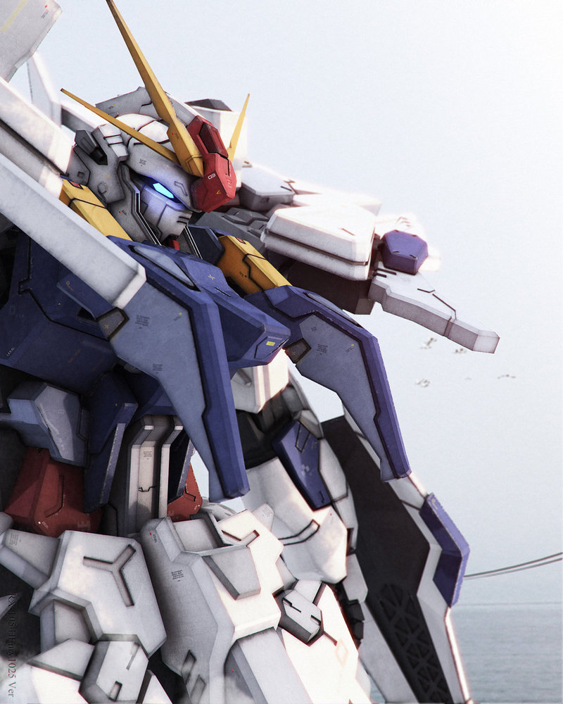 Gundam Digital art RX-105 Xi Gundam ver. Henry1025