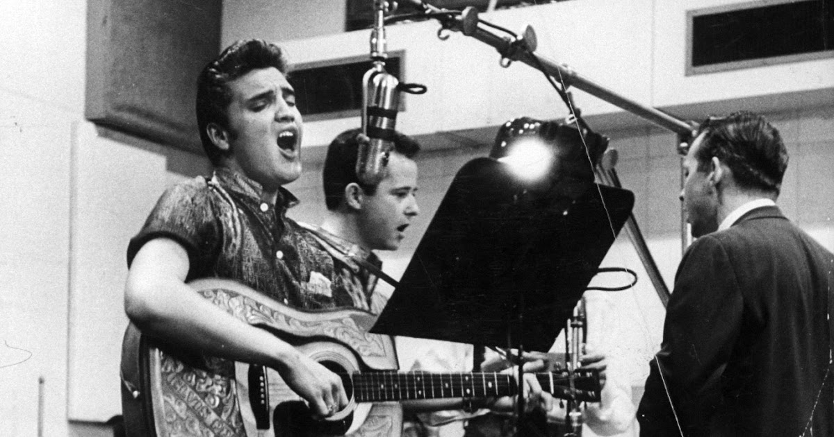 Rare Intimate Photographs of Elvis Presley at a Nashville Recording ...