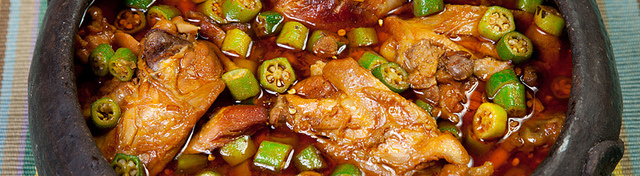 Frango com Quiabo. ~ Nutrição - Alimentos e Cia