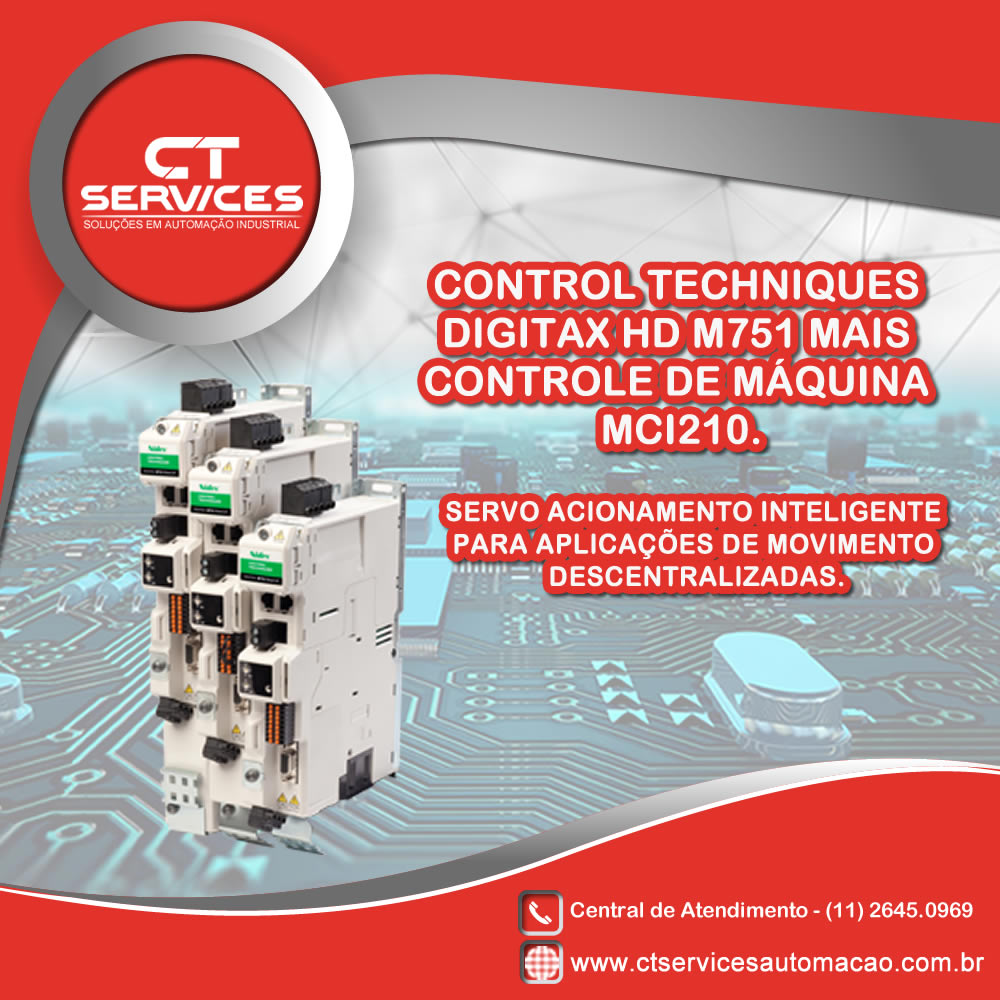 CT Services Soluções Em Automação: CONTROL TECHNIQUES - DIGITAX HD M751 ...