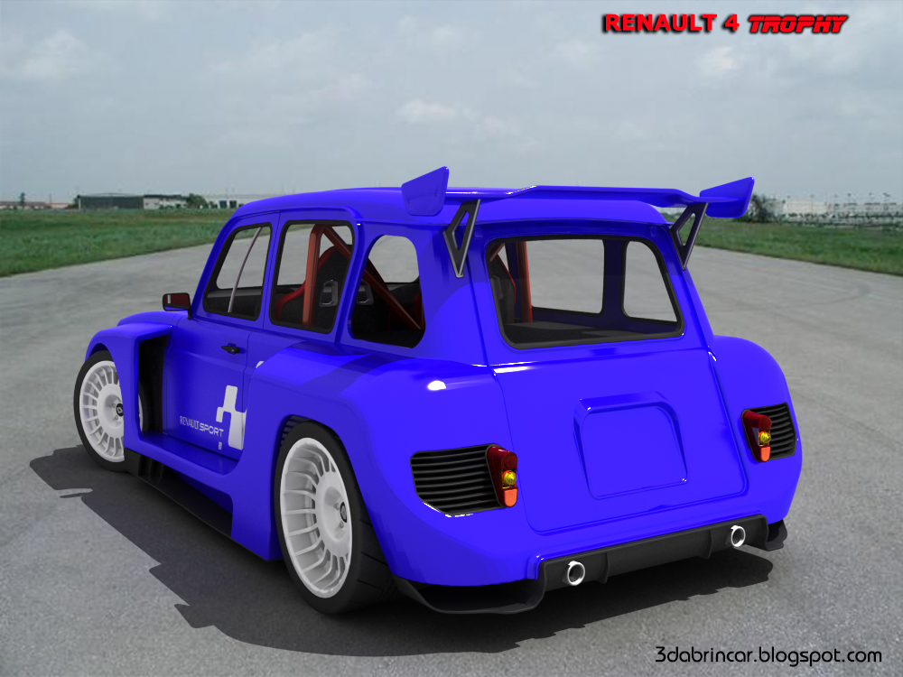 3Dabrincar: Renault 4 - Trophy