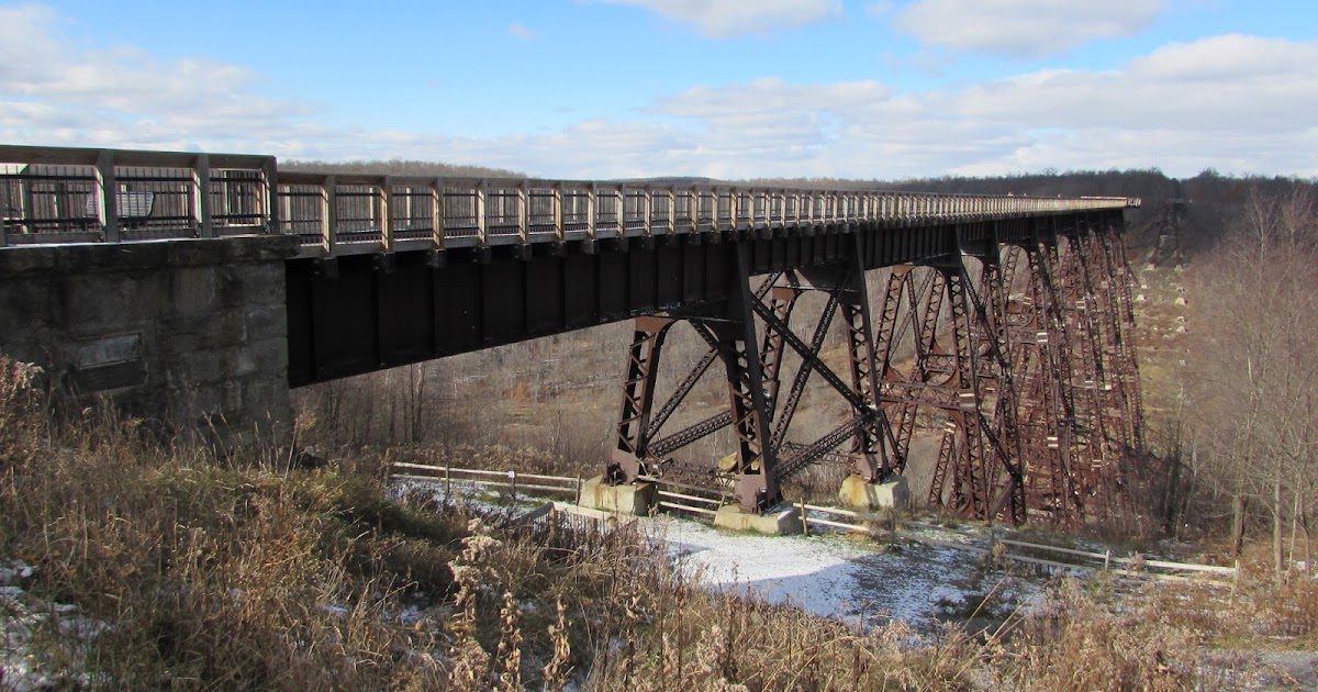 Kinzua Bridge State Park with a Touch of Winter | Interesting ...