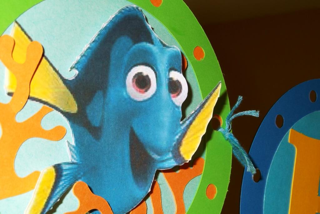 Kat's Scrap Box: Dory Birthday Banner (Happy 70th Mom)
