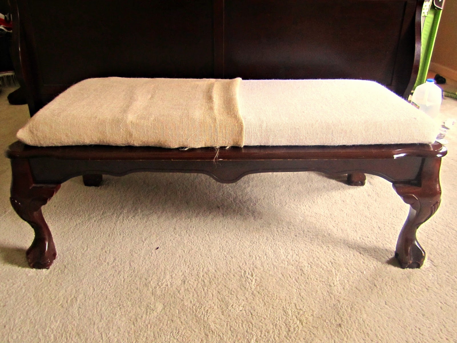 Foxglove Design: Coffee Table Turned Bench #2