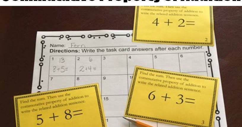 Are You Teaching the Commutative Property of Addition? - Fern Smith's ...