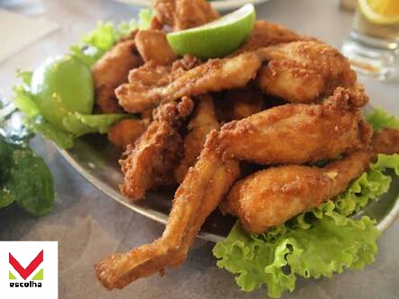 Múltipla x escolha : Receta pernas de rã frita