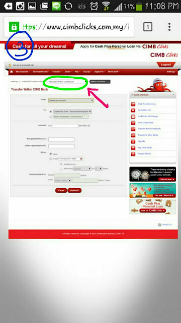 Cara buat autodebit untuk asb loan dari CIMB Bank Online Banking ...