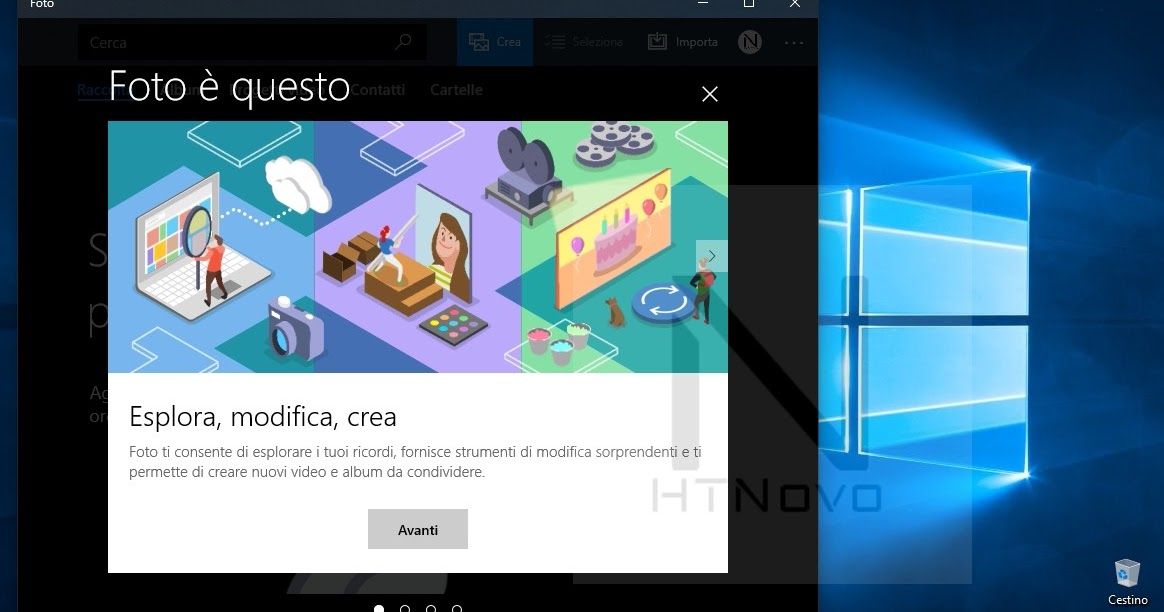 Foto per Windows 10 si aggiorna con alcune novità e risoluzione ...