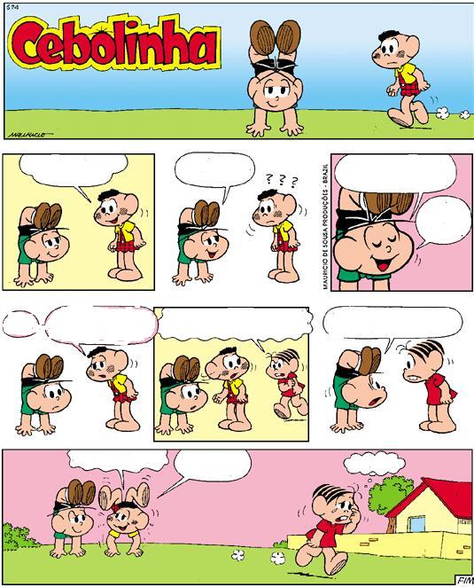 como ensinar através de textos: gibis para completar (uso do travessão ...