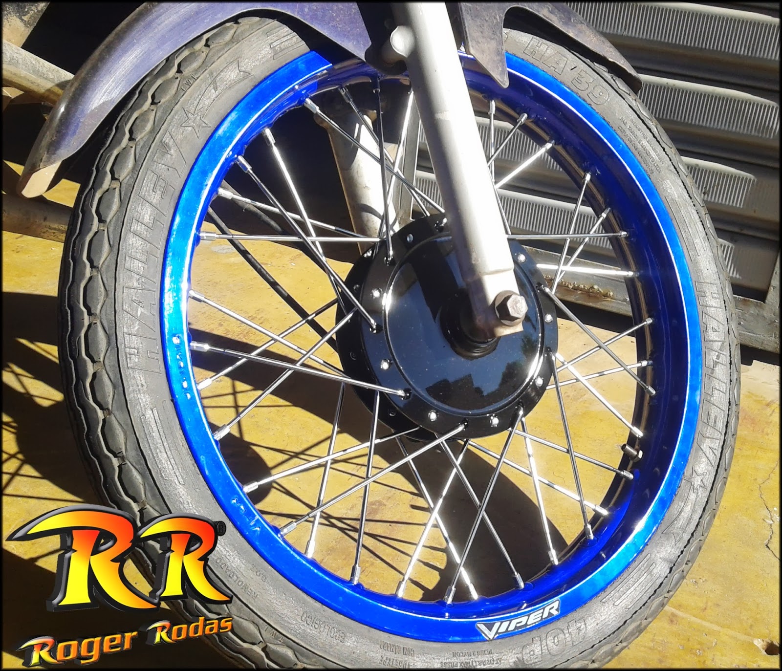 roger rodas: YBR com aros viper