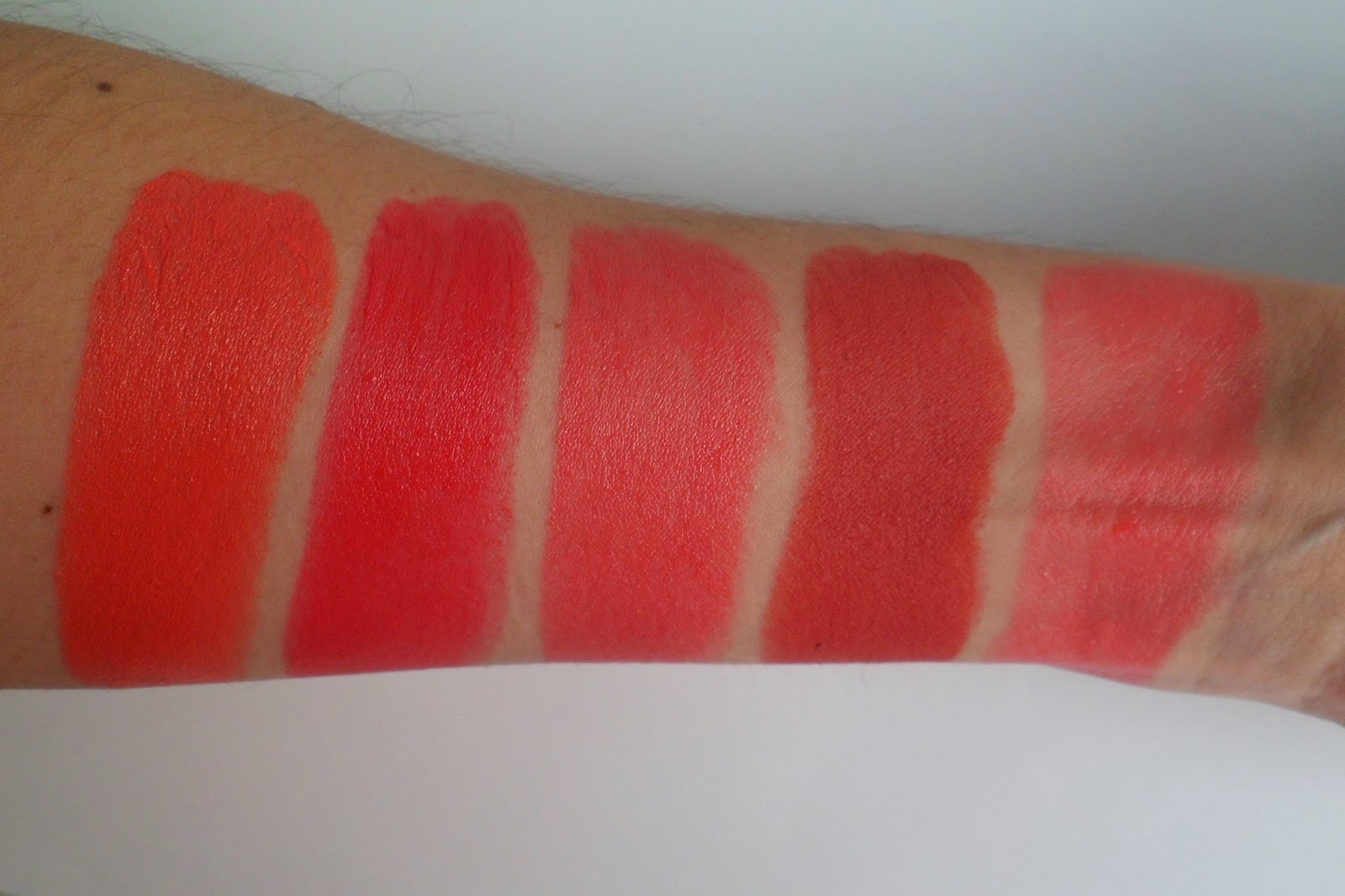 El Rincon de Ro: Mis Labiales Corales-Anaranjados Favoritos