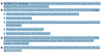 Error analysis in middleware .. - ERP Technology Blog
