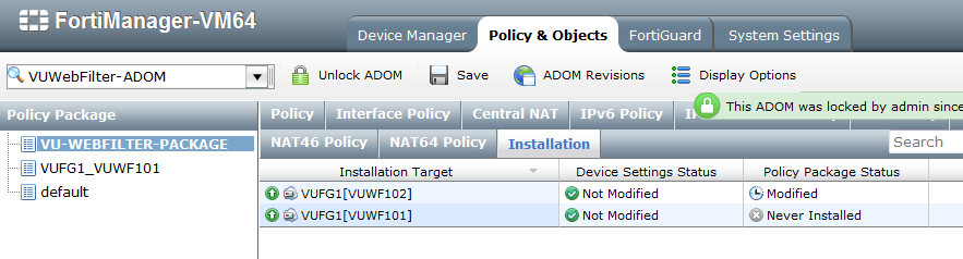Somphol's Tech Talk: FortiManager - Import Policy from Device