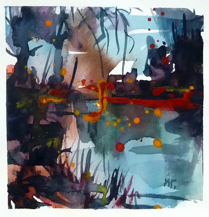 Mikko Tyllinen`s Art Blog: Series of small watercolors 2