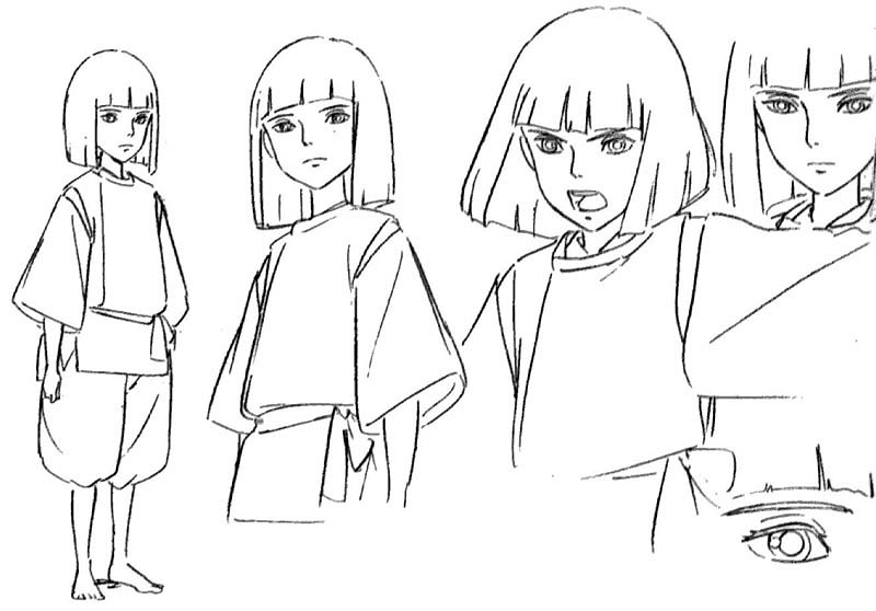 Living Lines Library: 千と千尋の神隠し / Spirited Away (2001) - Character ...