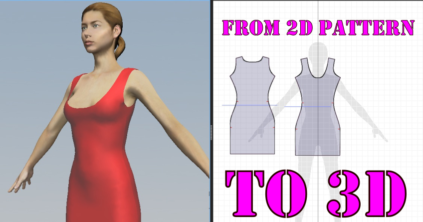 FrlanceDesign: Make your 3D sewing pattern from a flat pattern
