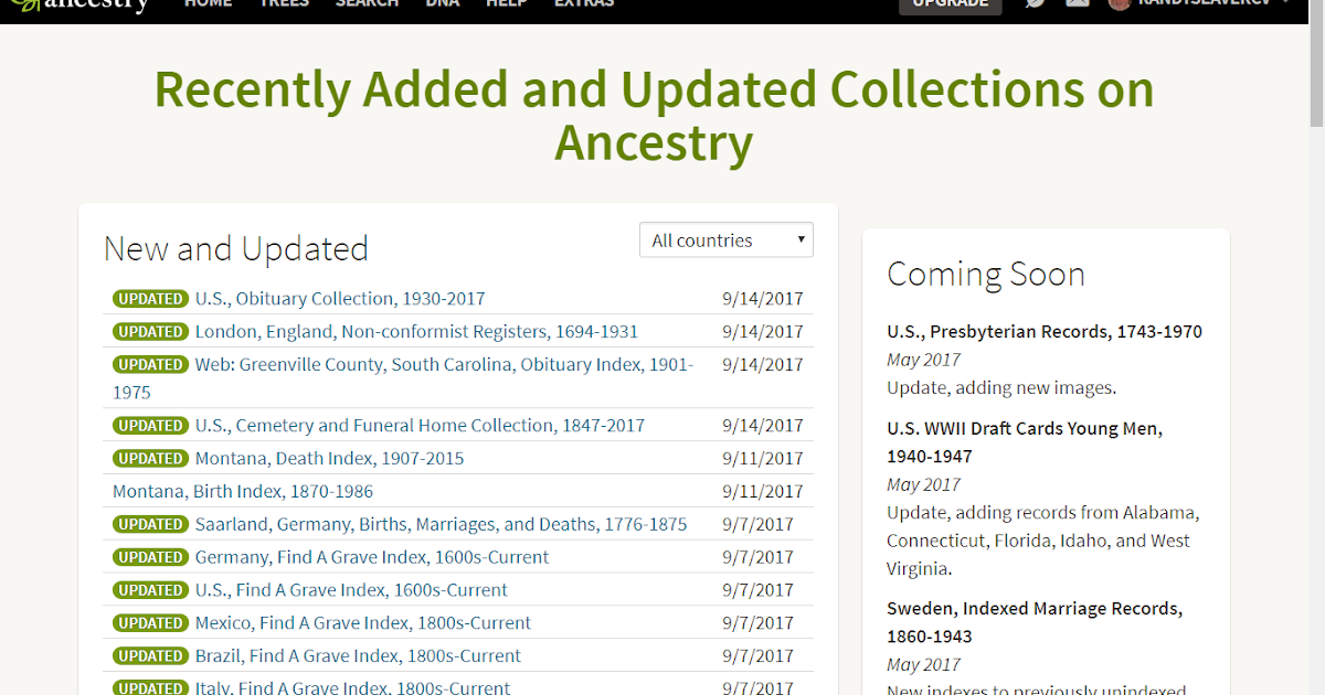Genea-Musings: Added or Updated Ancestry.com Databases - Week of 10 to ...