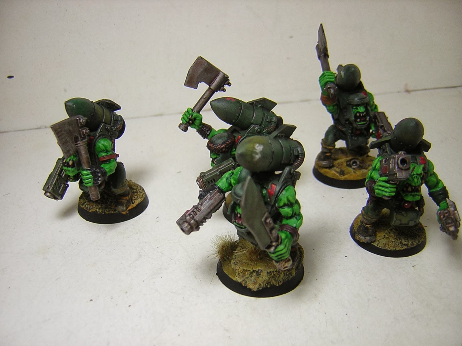 Warhammer 40k Orks (and more): More Stormboyz complete!