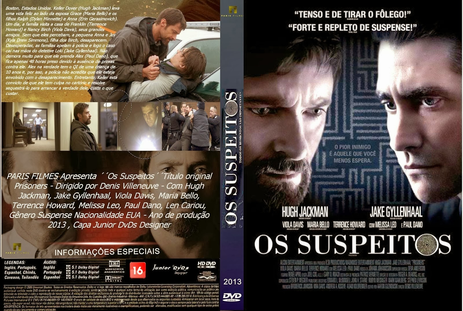 Osama-Filmes: Os Suspeitos 2013 com Hugh Jackman...