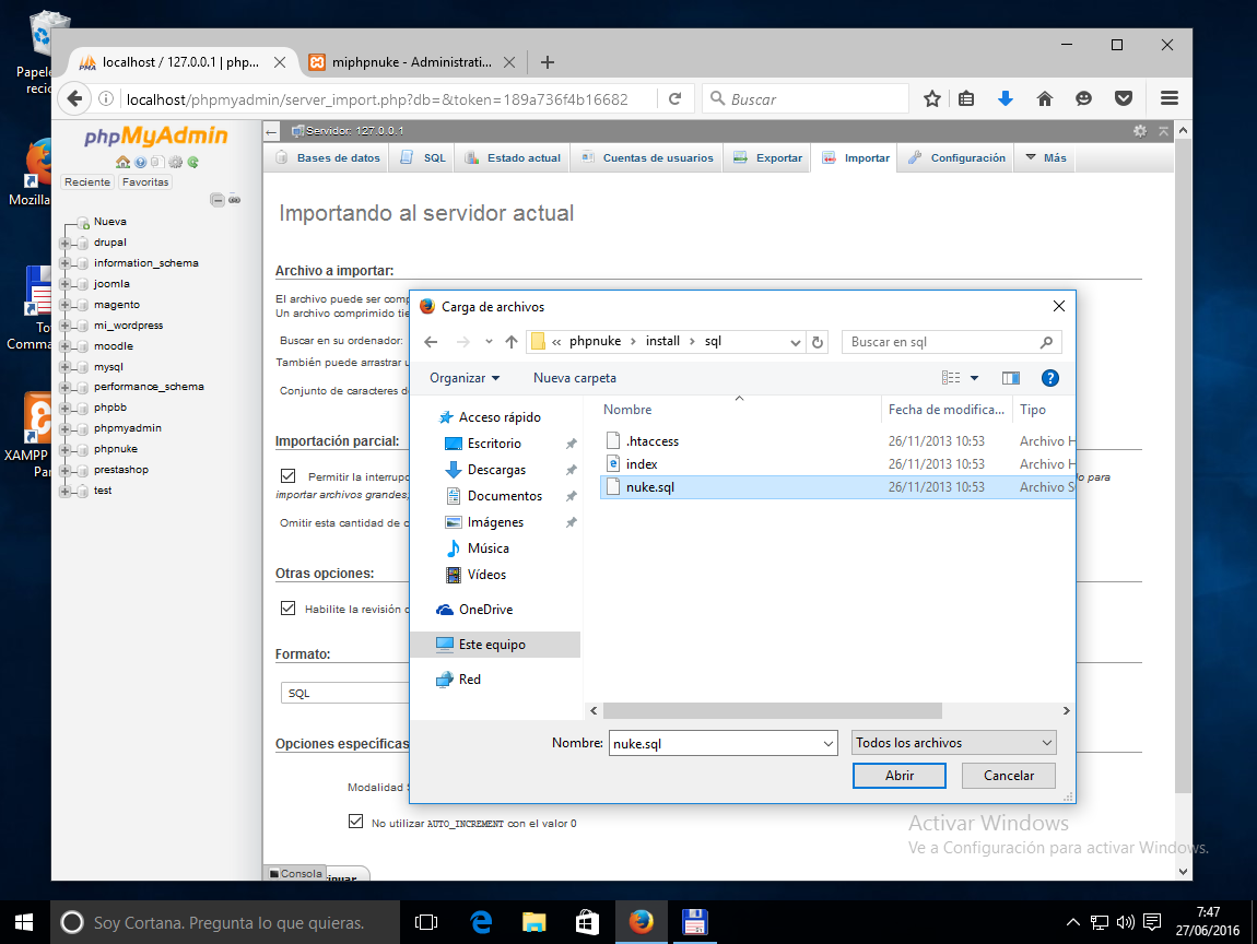 Como instalar nuestro propio servidor web XAMPP con varios CMS ...