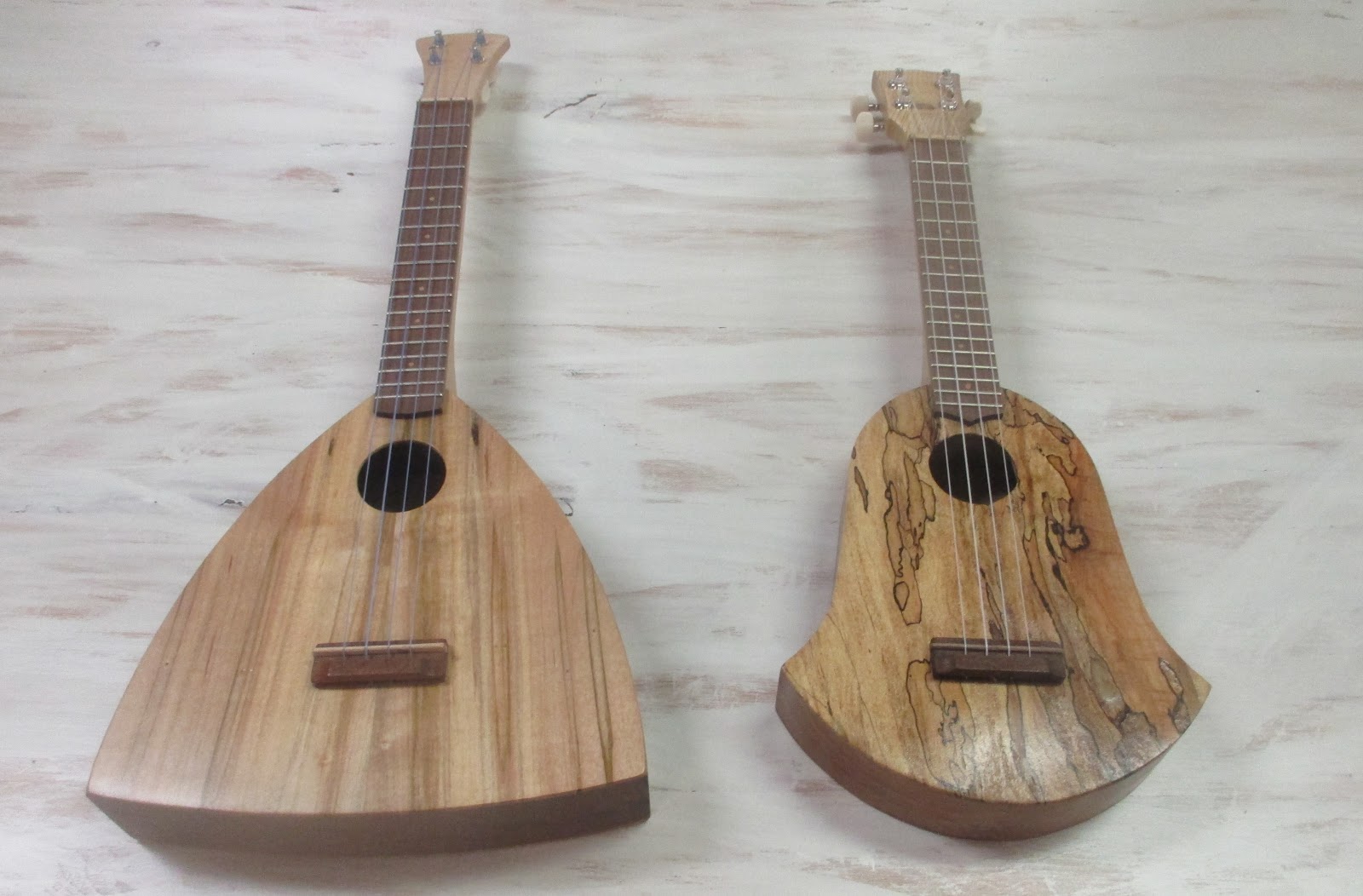 Dave's Extravagant Ukuleles: Fat Triangle and Bell